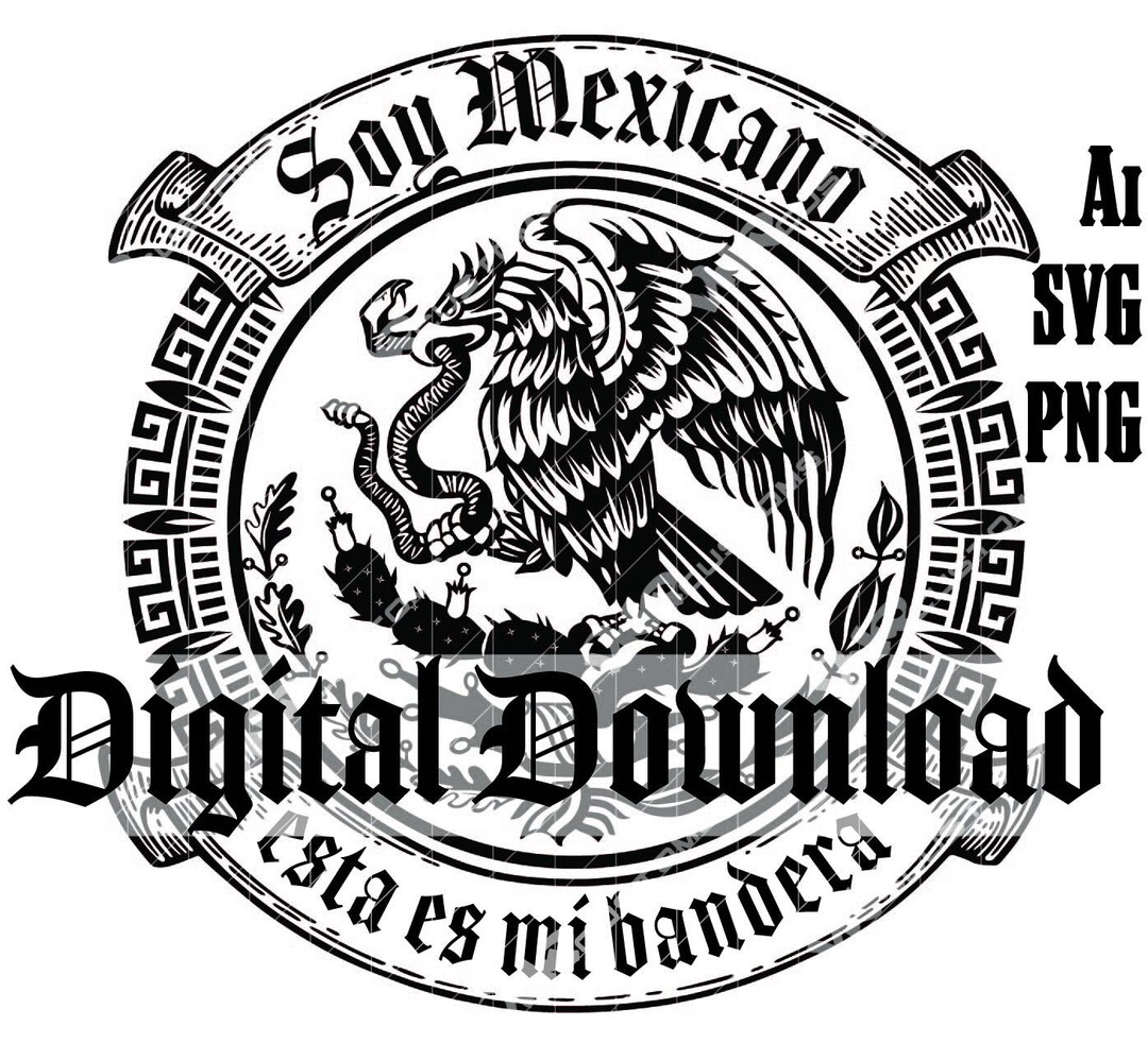 Mexican Flag Aztec Calendar SVG, Laser Engraving File (digital Download ...