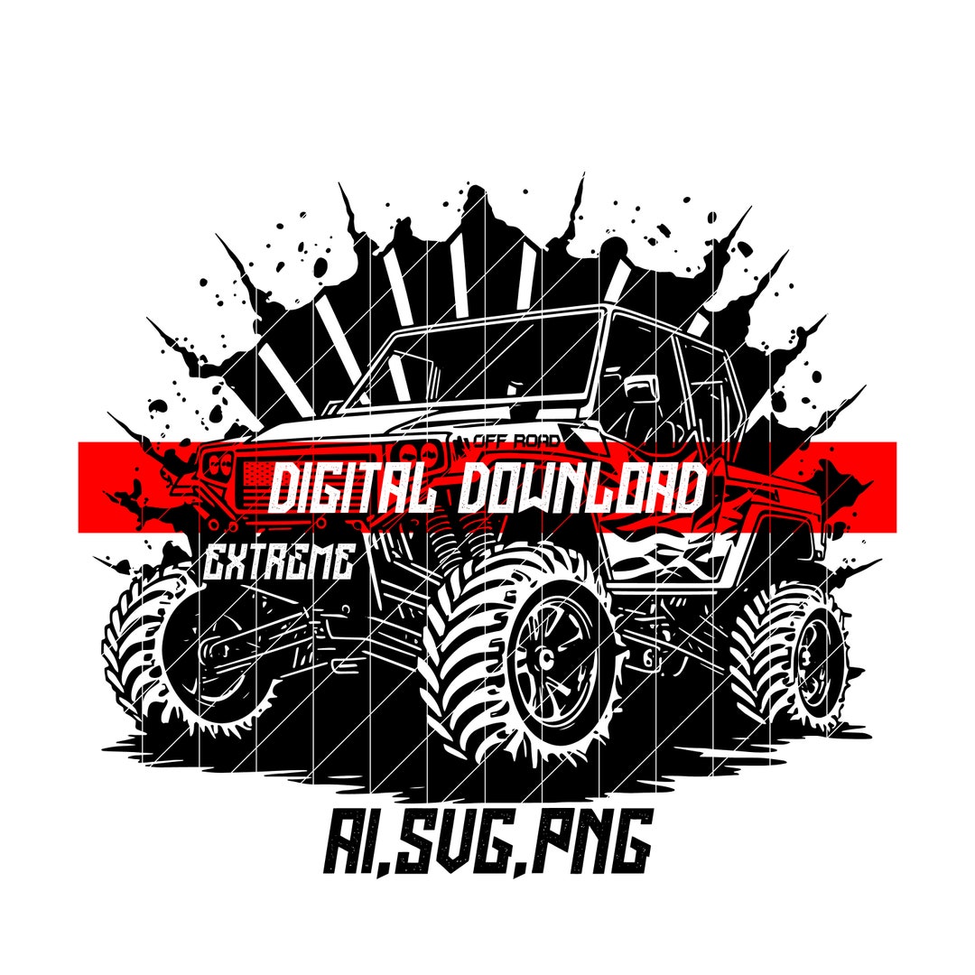 Off Road ETV SVG, Laser Cut File, Adventure Design (digital Download ...