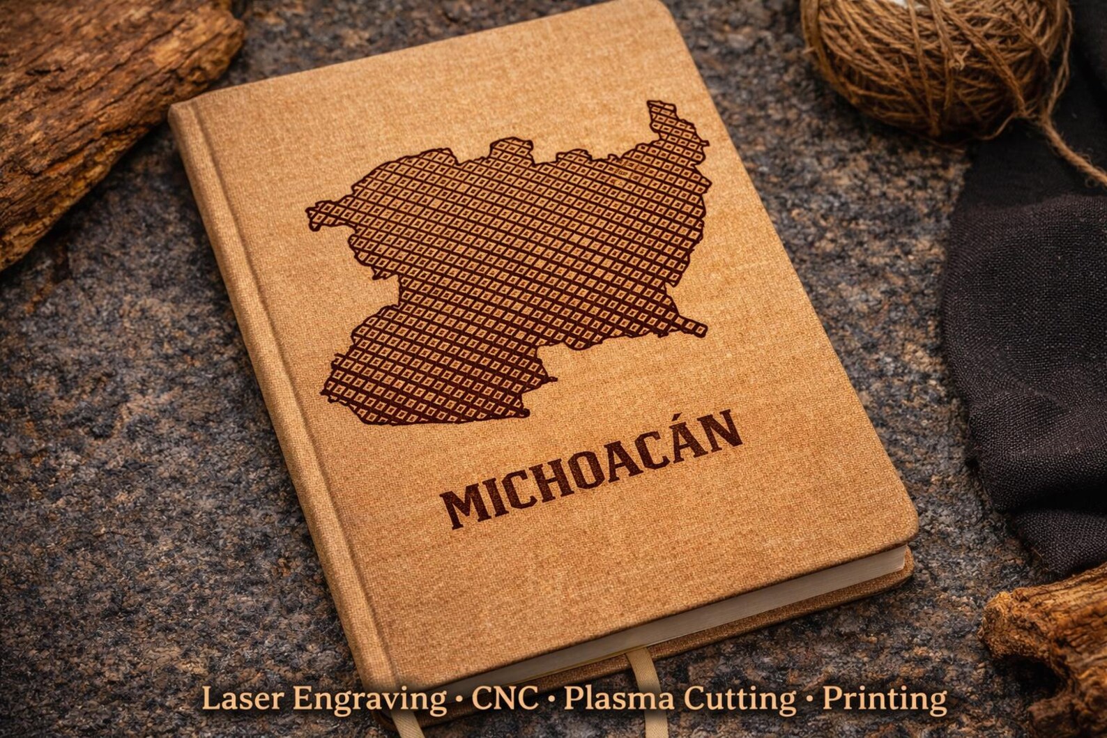 Michoacán Mexico Map Laser Engraving Design | CNC Plasma Cutting Svg ...