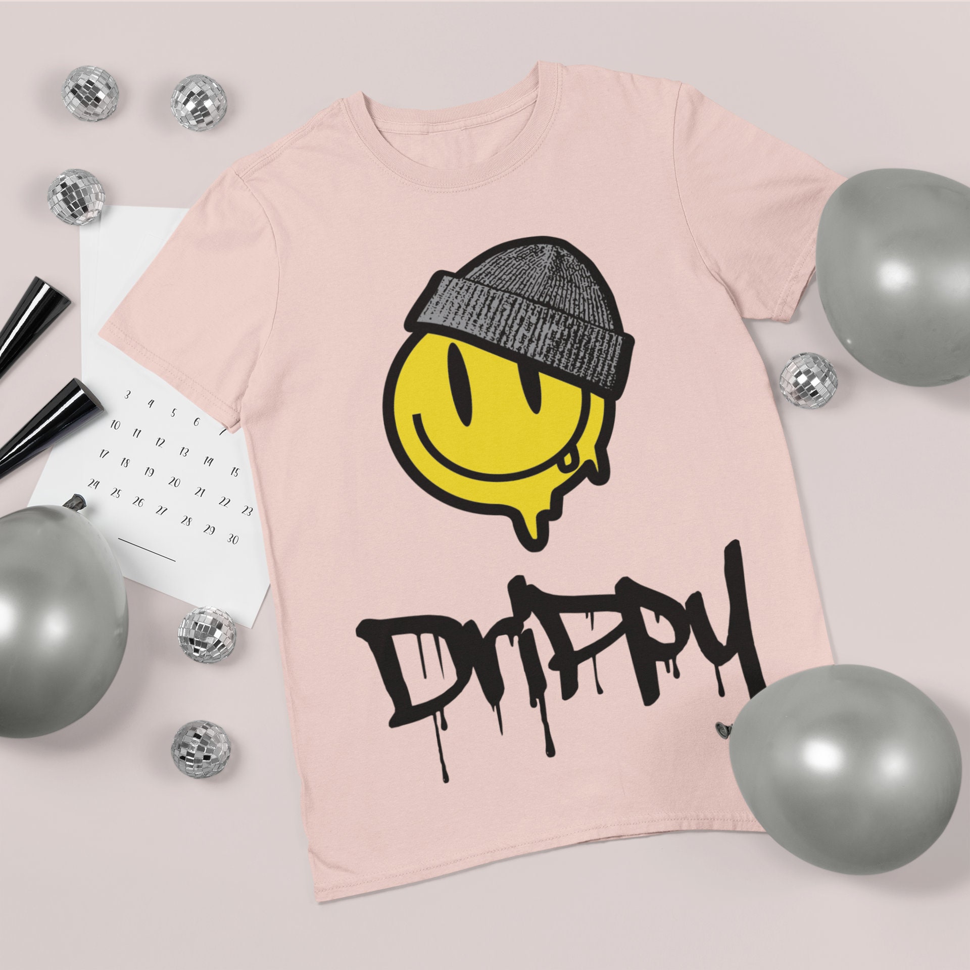 Drippy Emoji SVG Smiley Face Svg Smiley Face Svg Designs - Etsy