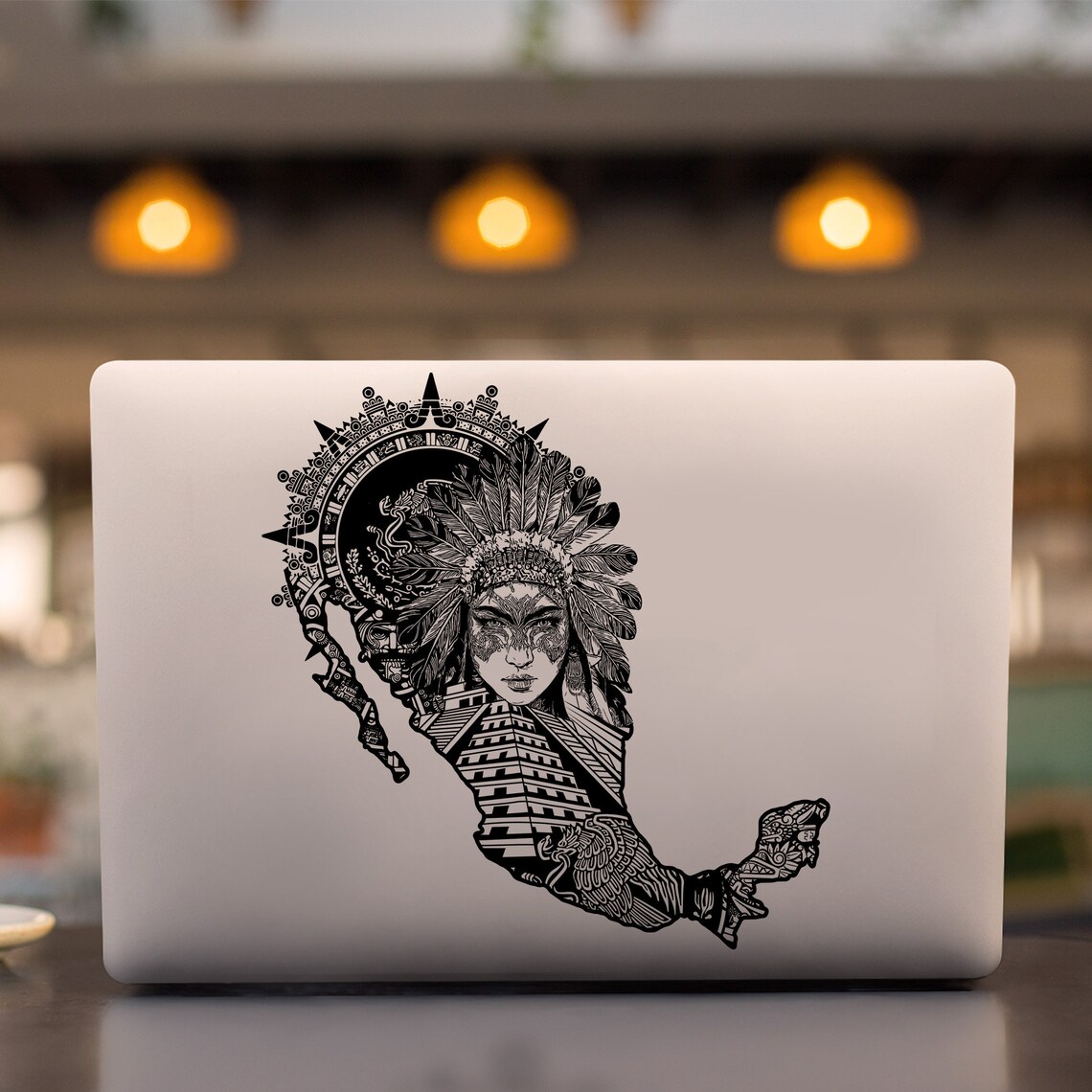 Mexican Aztec Map Version 2 SVG File High Detail Aztec - Etsy