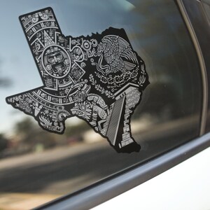 TEXAS Map, Aztec Map SVG File, High Detail, Aztec Calendar SVG, Laser ...
