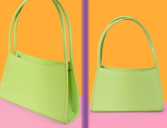 Deadstock 90s/Y2K Structured Mint Bag - Gem