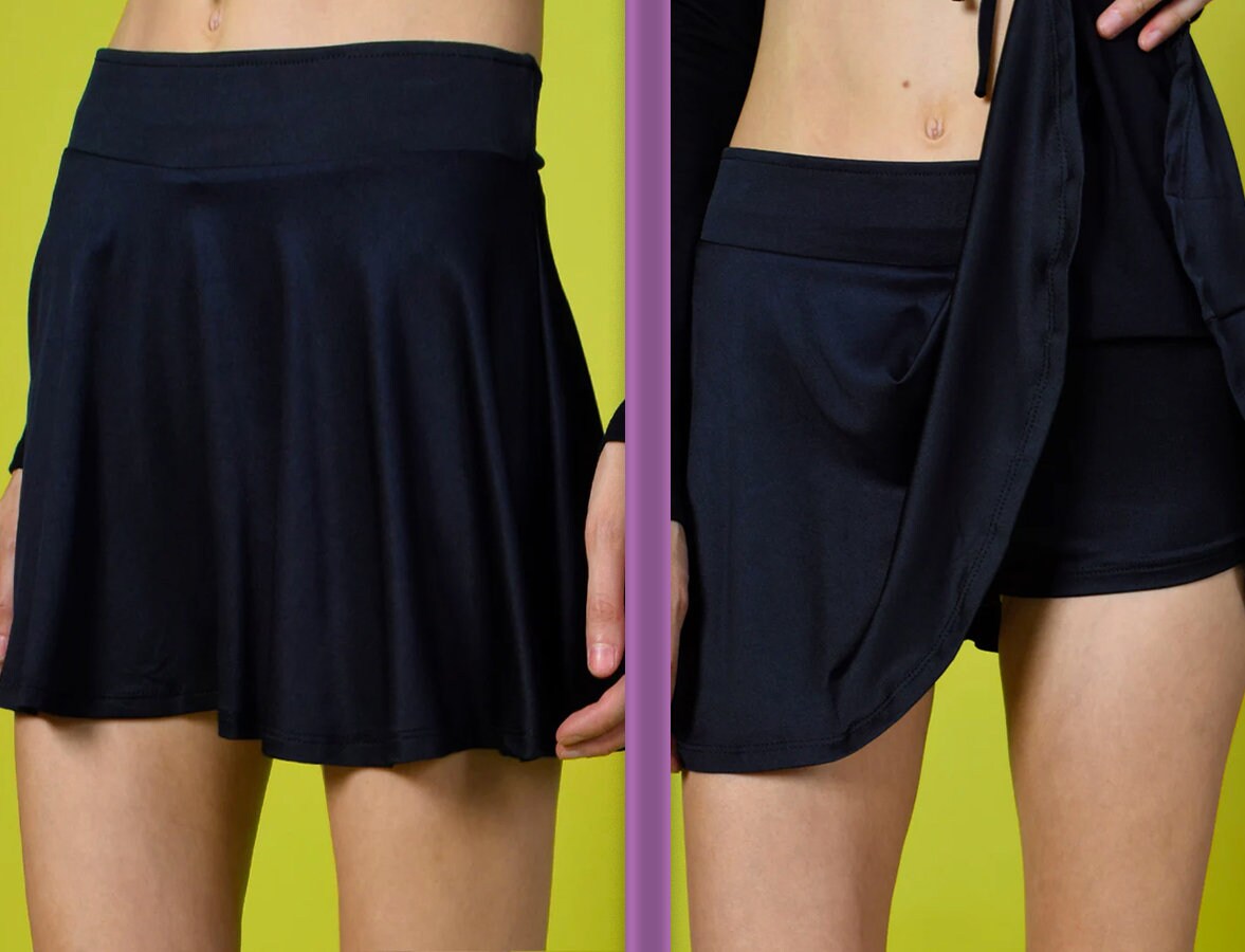 Deadstock Y2K Mini Swing Skort - Etsy