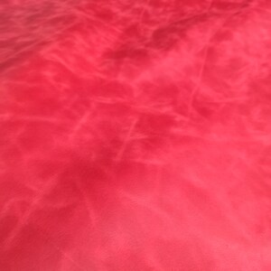 Oil Tanned Leather Red Thickness 14-16mm 3-4 Oz Pull - Etsy