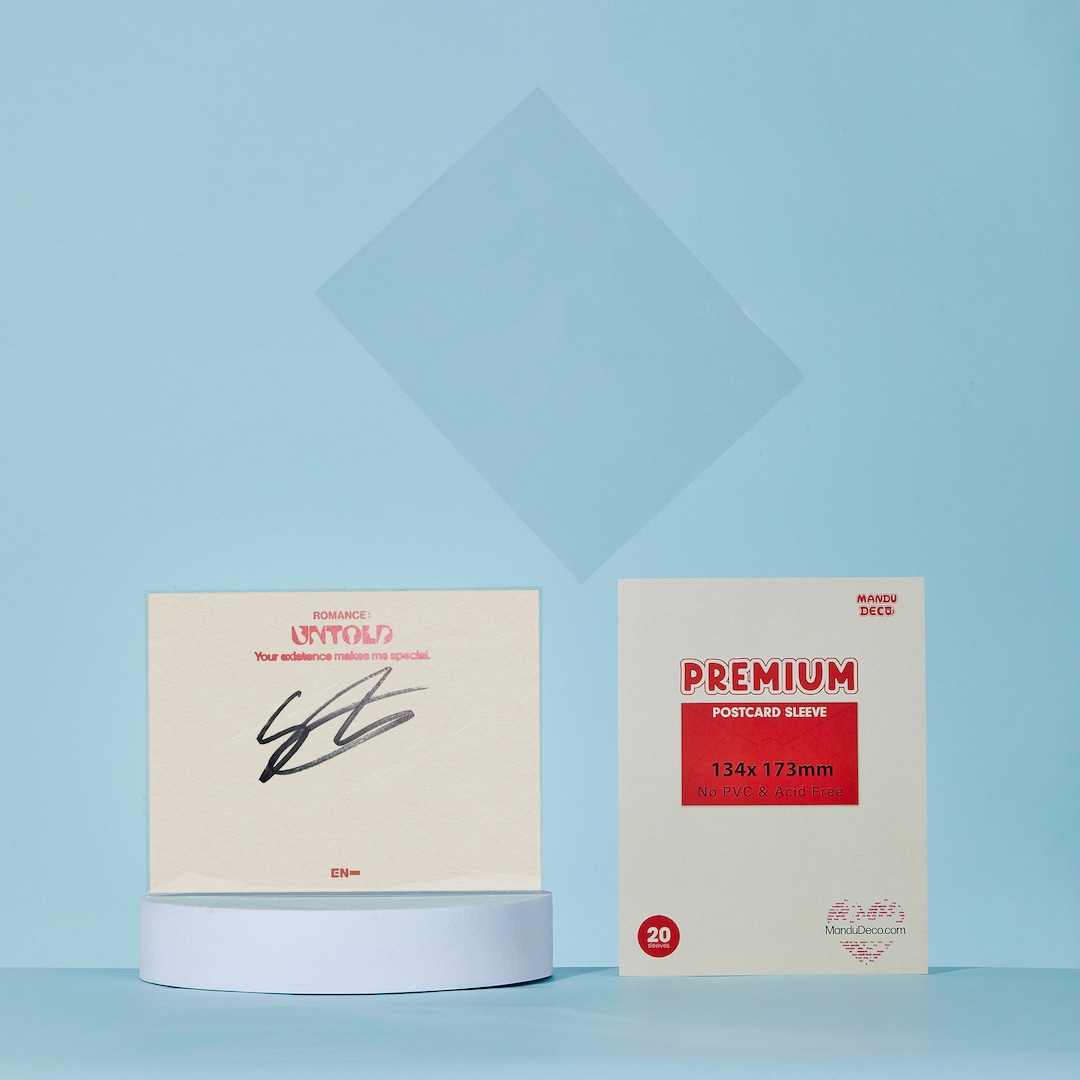 Custom Enhypen Romance Untold Signed Postcard Sleeves | Hard Kpop ...