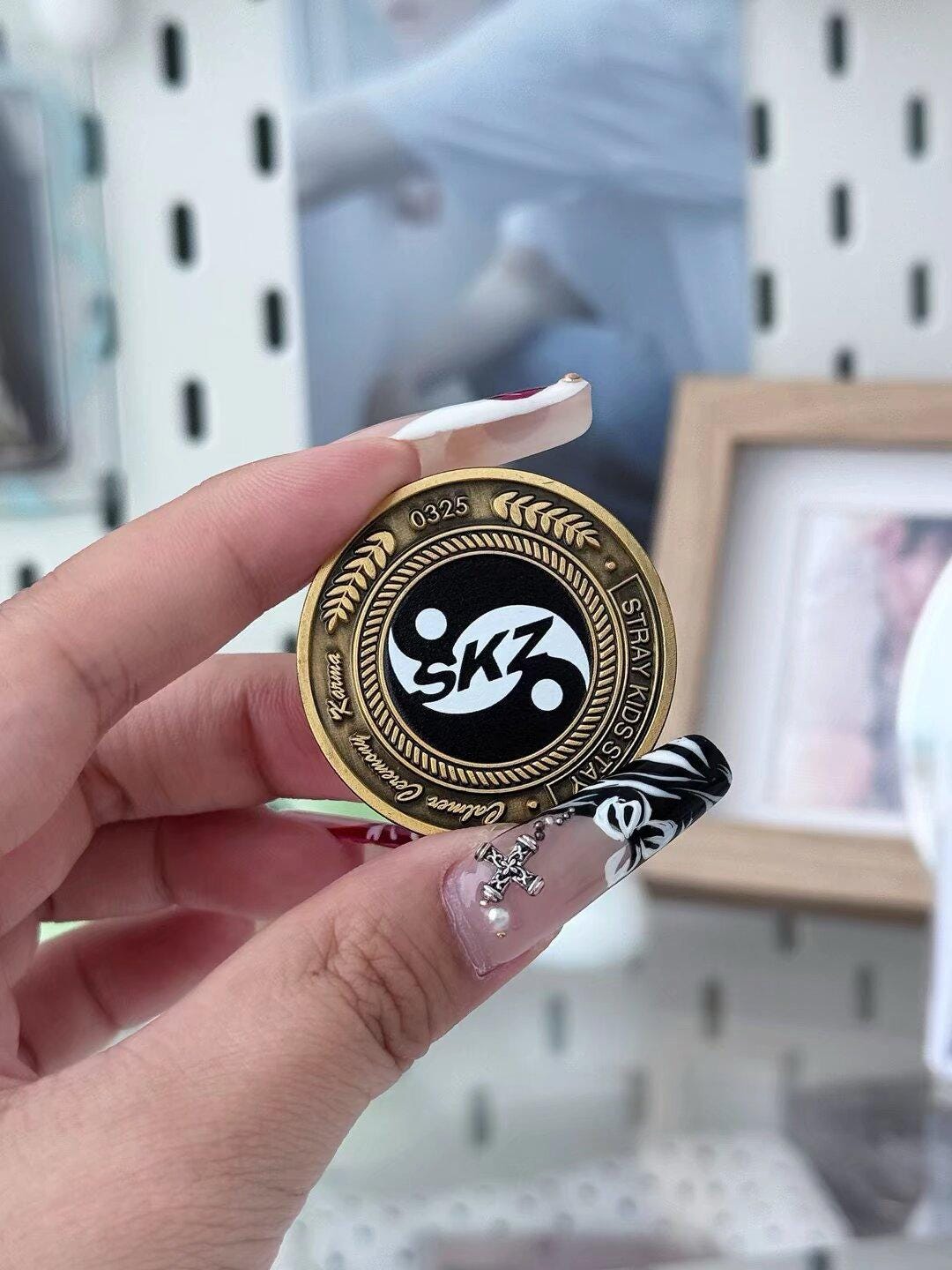 SKZ Karma Coin Enamel Pin - Etsy