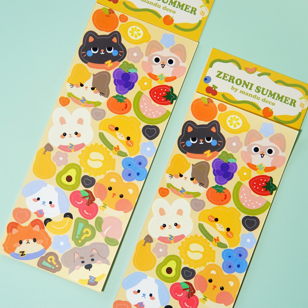 ZB1 Zerobaseone Inspired Zeroni Sticker Sheet, Polco Stickers, Kpop ...