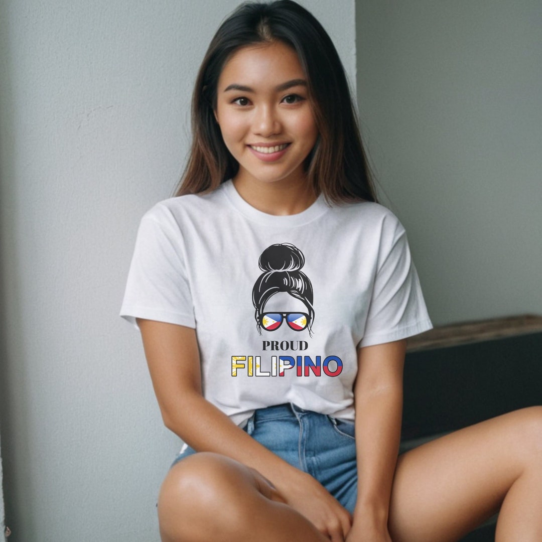 Proud Filipino Shirt Gift for Her Pinay T Shirt Philippines Pride ...