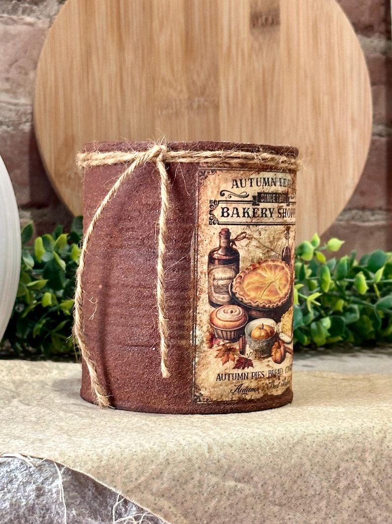 Farmhouse, Primitive, Grungy, Tin Can - Etsy
