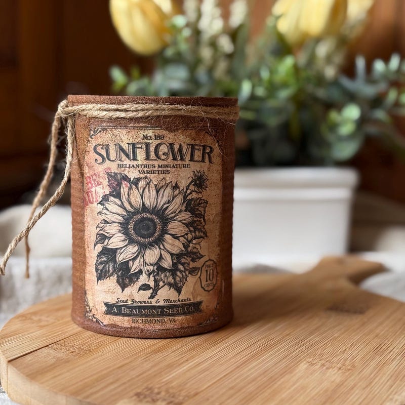 Laundry Room Tin Cans - Etsy