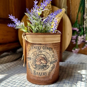 Farmhouse Primitive Grungy Can-rusty Tin Can - Etsy