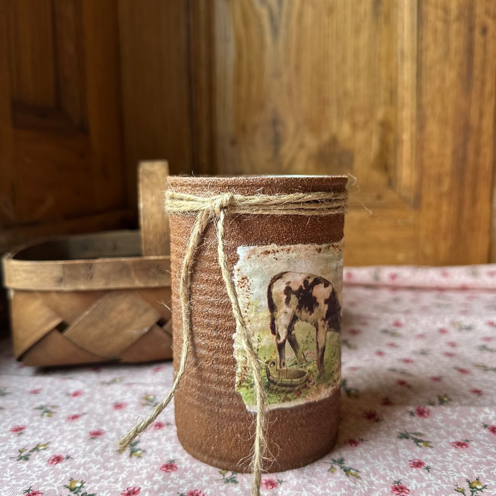 Farmhouse, Primitive, Grungy, Tin Can - Etsy