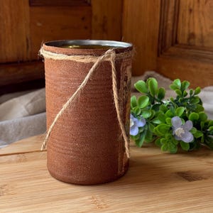 Primitive-farmhouse Grungy Can- Rusty Can- Set of Two - Etsy