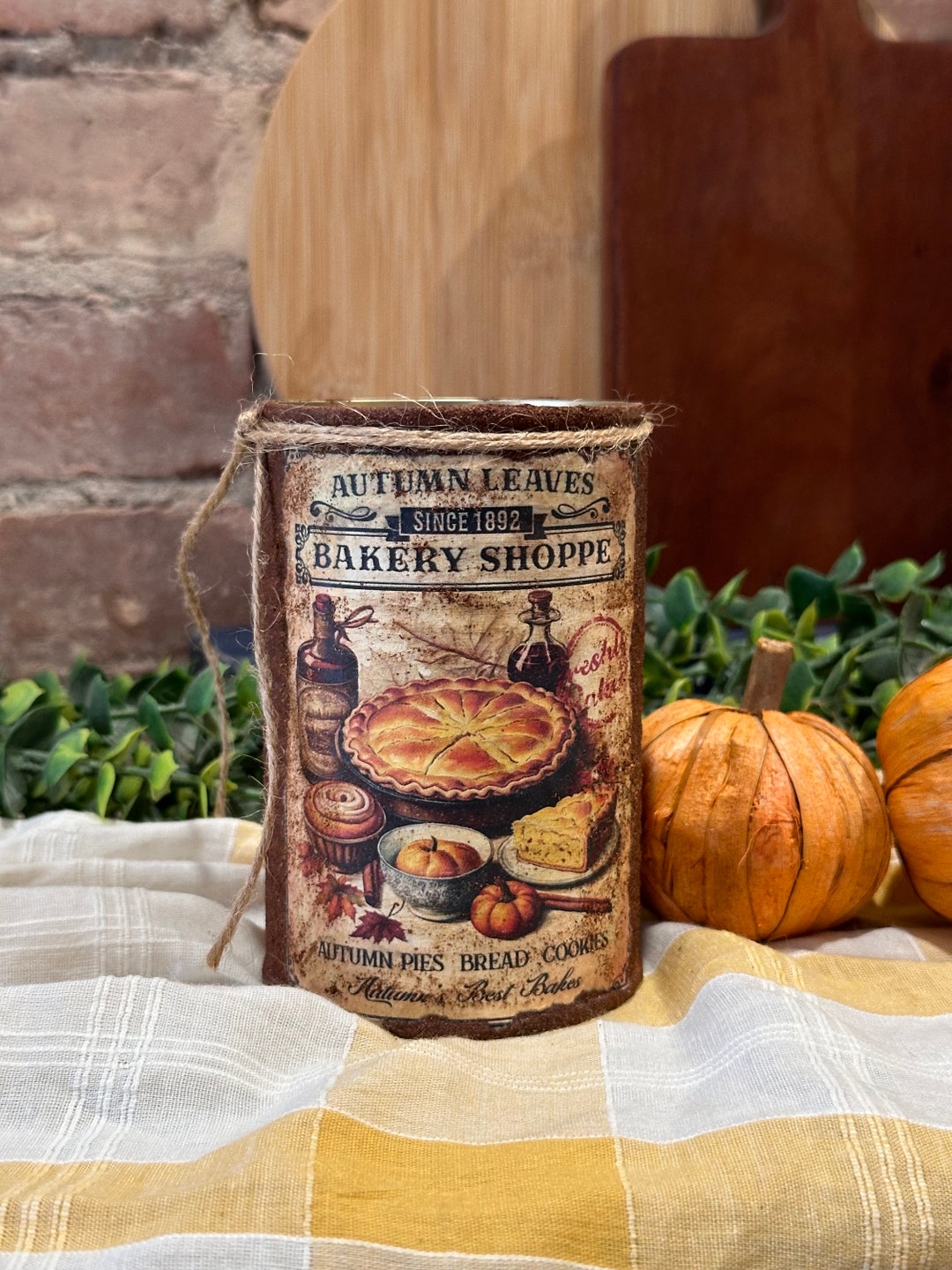 Farmhouse Primitive Grungy Can-rusty Tin Can - Etsy