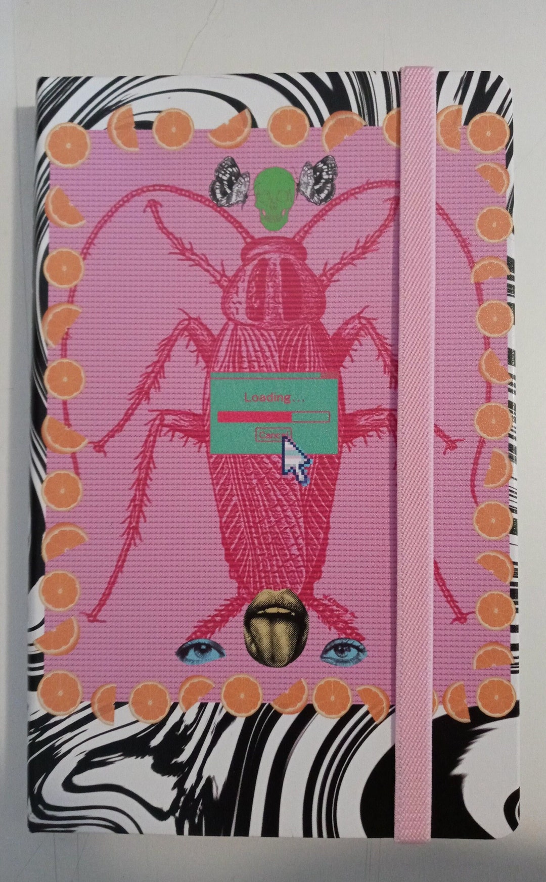 Psychedelic Cockroach Sketchbook/notebook - Etsy