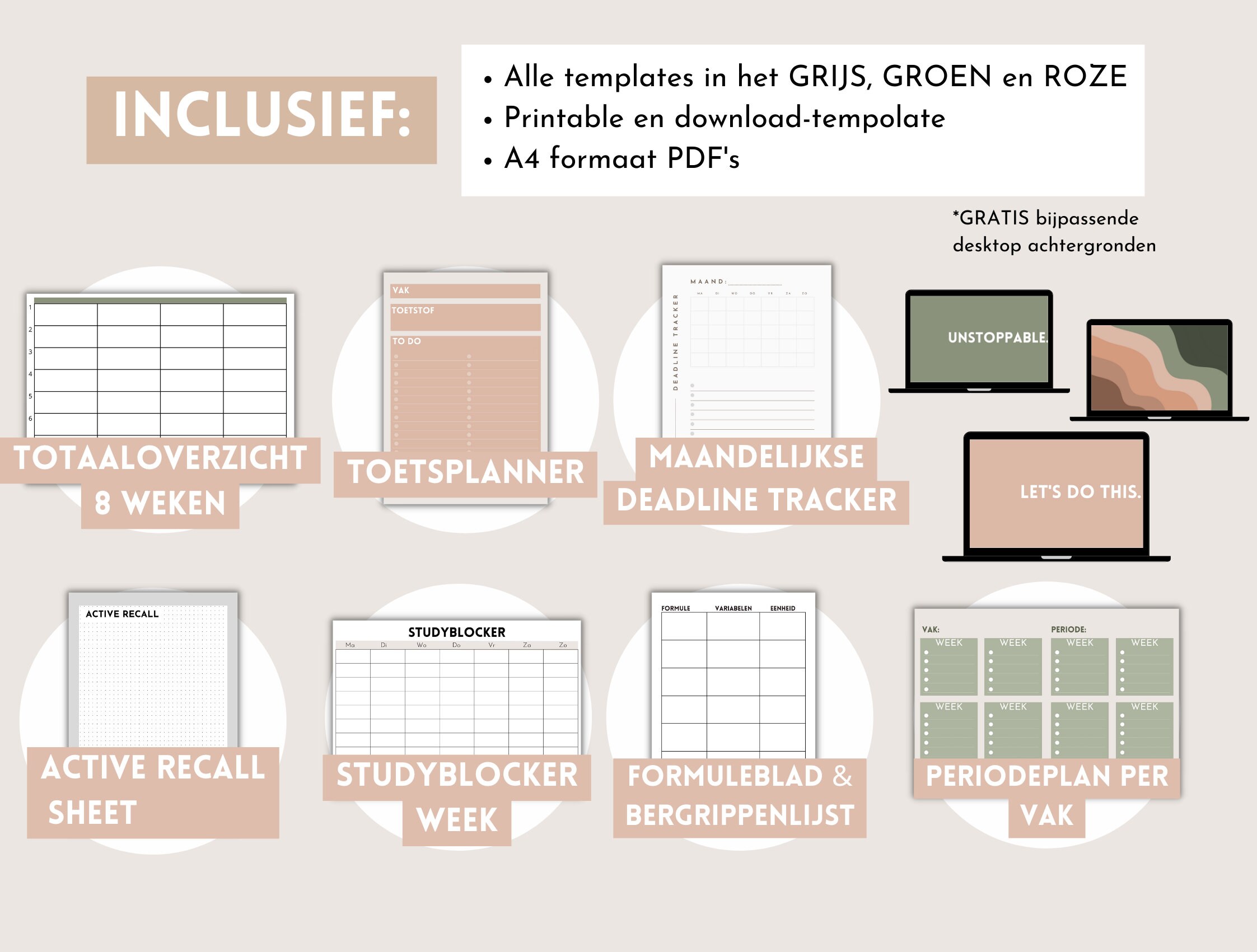 STUDY BUDDY Bundle (printable or Download for iPad on Goodnotes ...