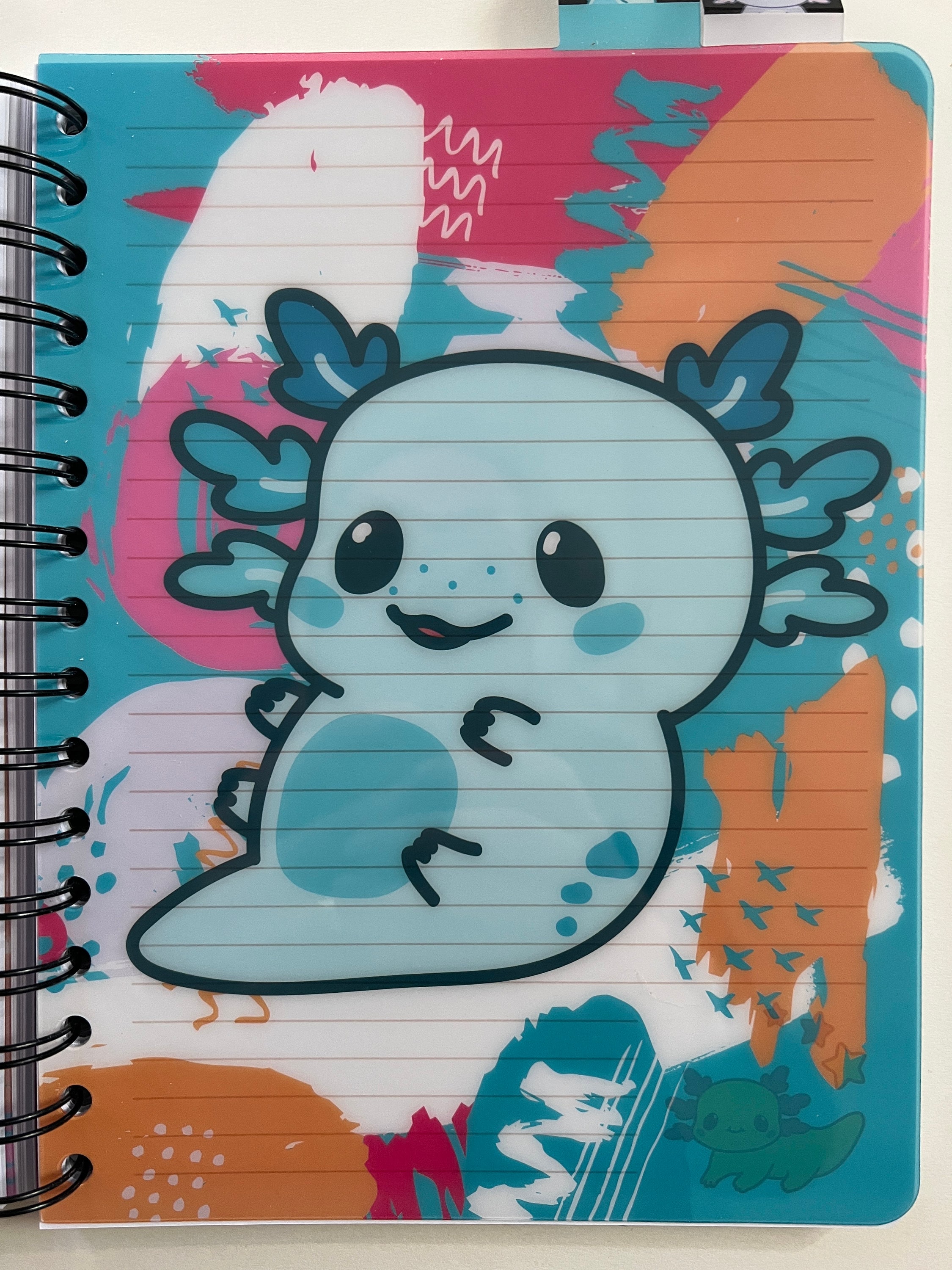 Kawaii Anime Axolotl Tab Journal - Etsy