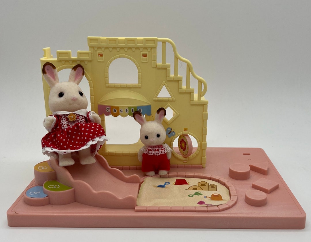 Calico Critters Baby Sandcastle Playset 2 Figures - Etsy