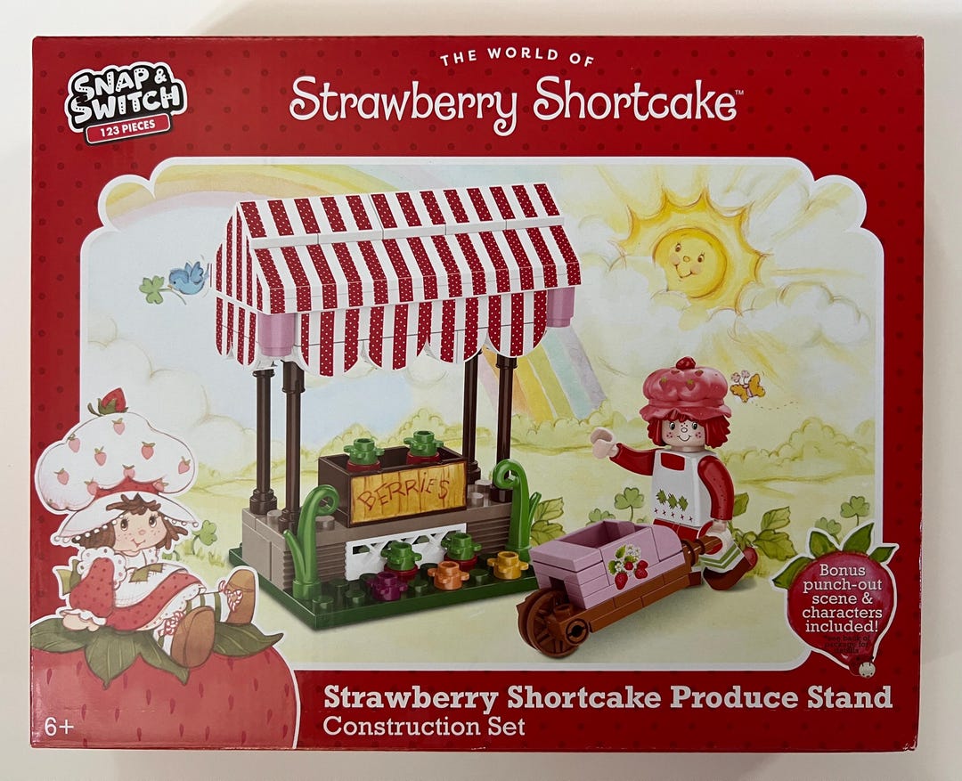 Strawberry Shortcake Building Brick Produce Stand Playset - Etsy