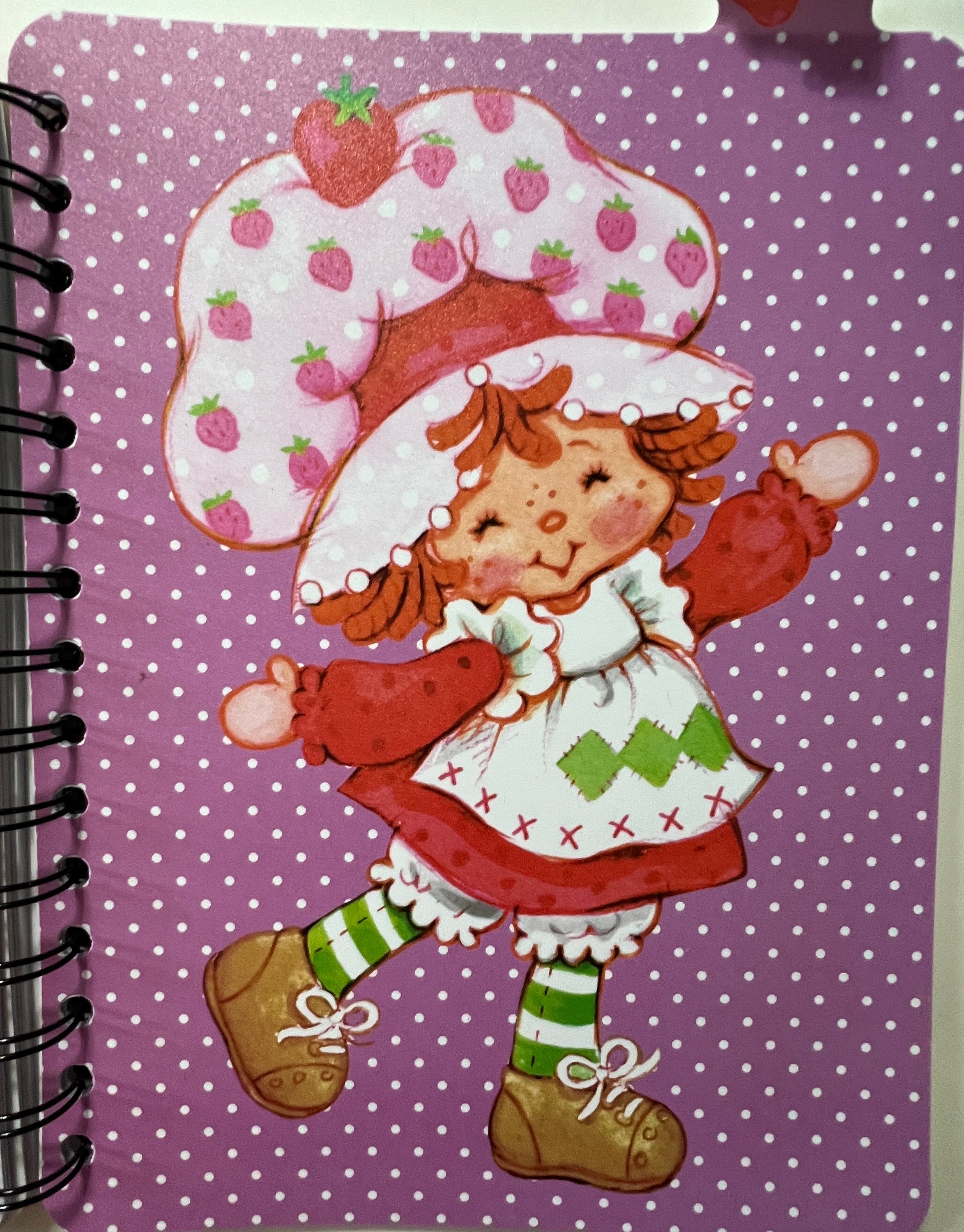 Strawberry Shortcake Tab Journal - Etsy