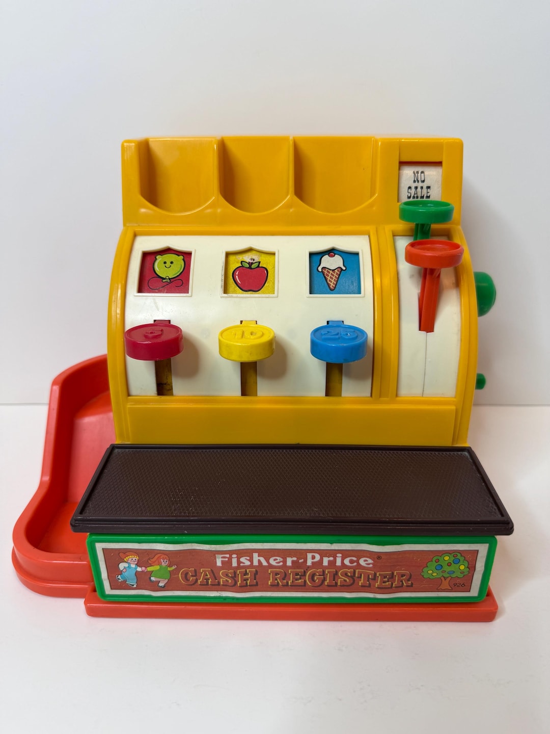 Vintage Fisher Price 1970s Cash Register Toy With Coins - Etsy