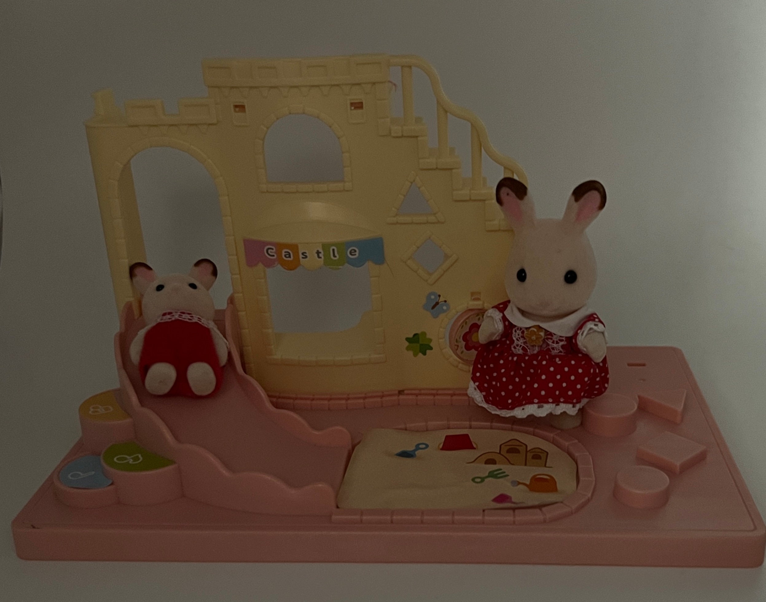 Calico Critters Baby Sandcastle Playset 2 Figures - Etsy