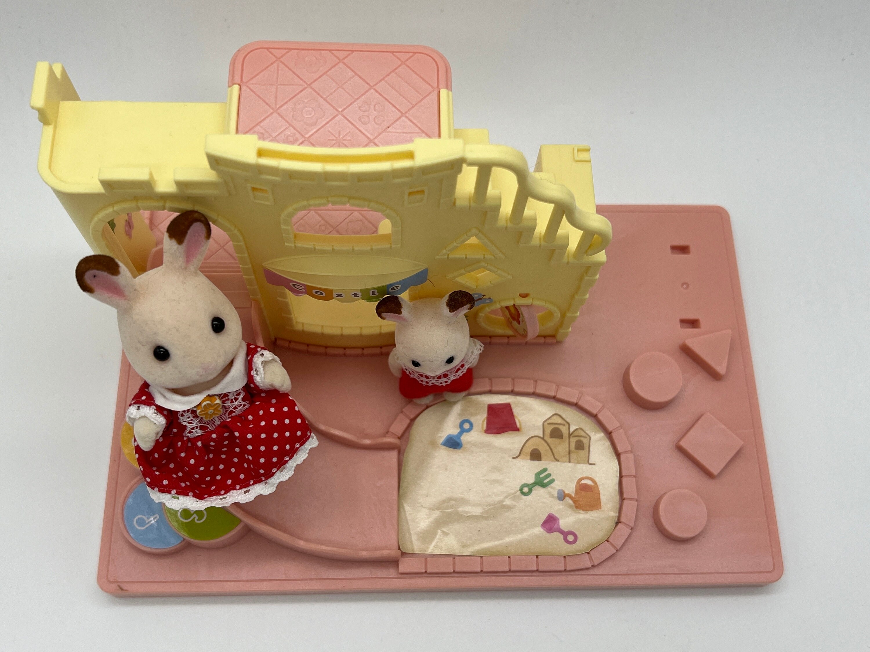 Calico Critters Baby Sandcastle Playset 2 Figures - Etsy