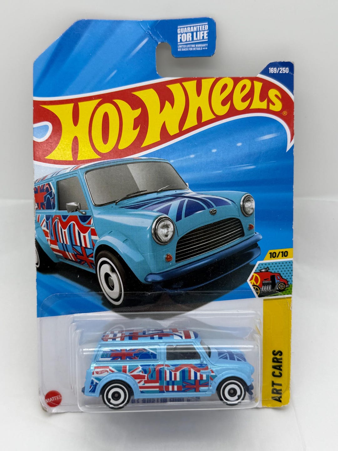 Hot Wheels ‘67 Austin Mini Van Union Jack Die Cast Art Cars on Card - Etsy
