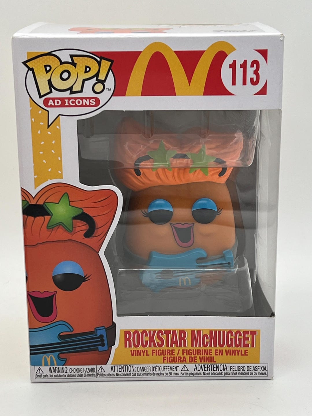 Mcdonald’s Funko Pop! Chicken Mcnugget Buddies Rockstar Mcnugget - Etsy
