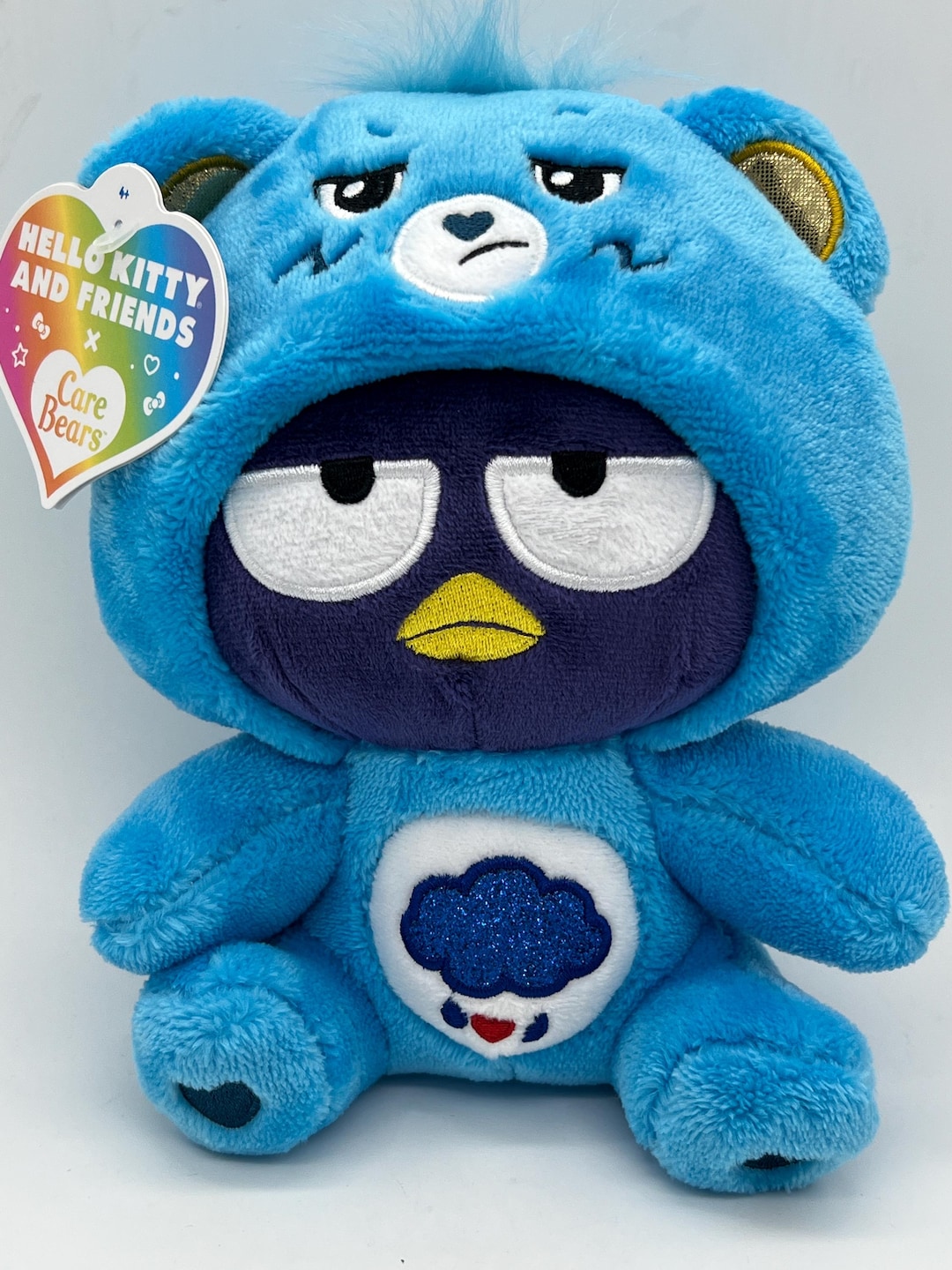 Care Bears X Hello Kitty Collab Badtz Maru / Grumpy Bear Plushie - Etsy