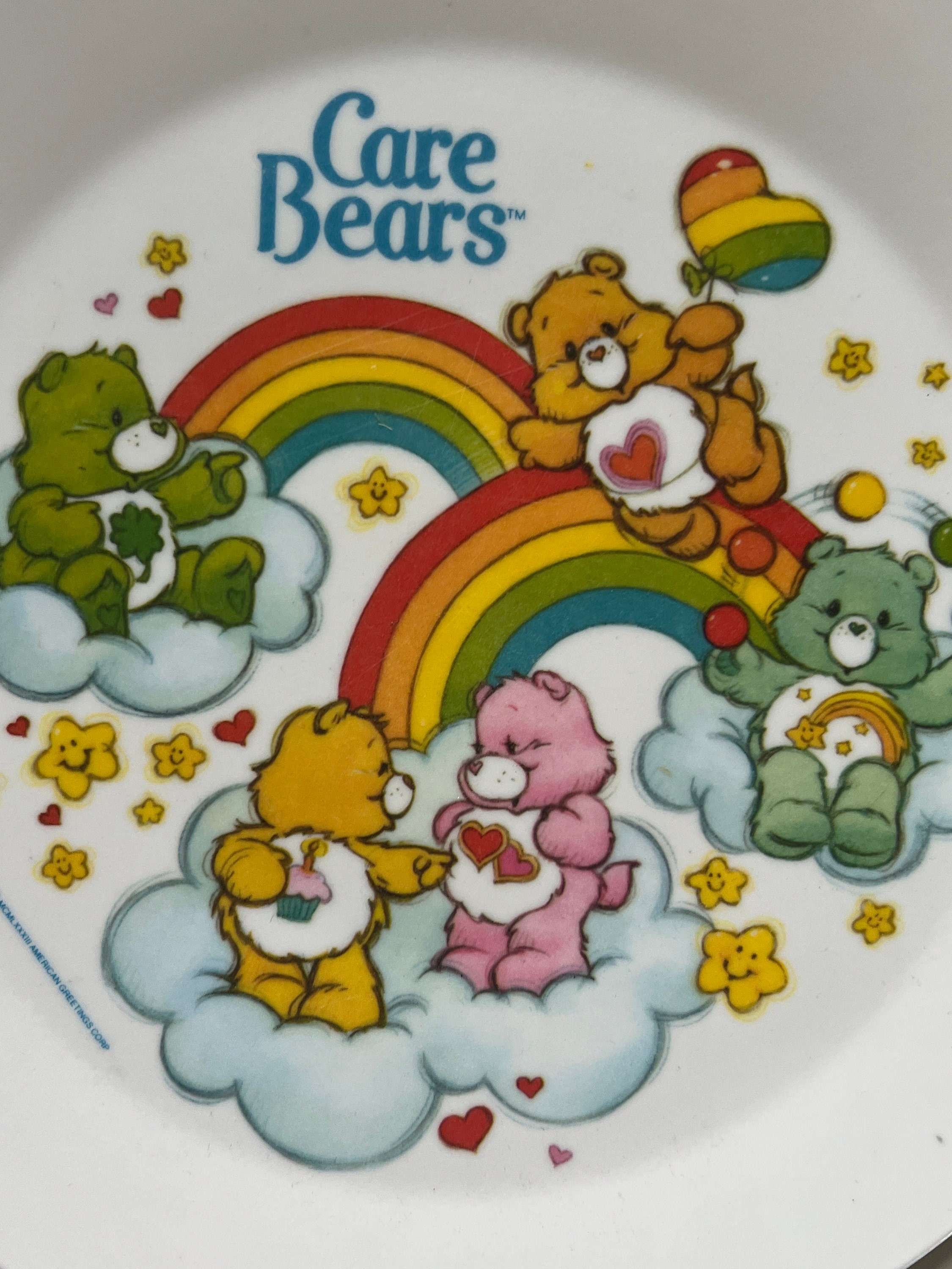 Rare Care Bears DECA Childs Plate - Etsy