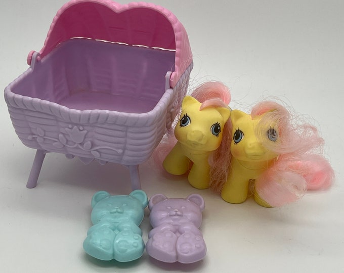 G1 My Little Pony Newborn Twins Milkweed and Tumbleweed - Etsy