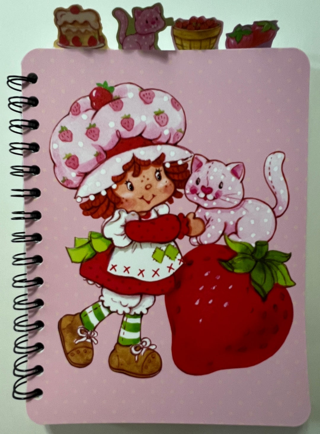 Strawberry Shortcake Tab Journal - Etsy