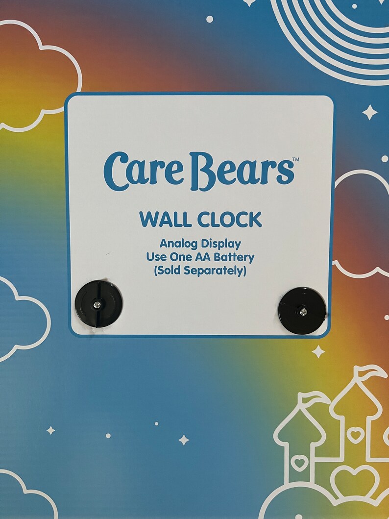 Care Bears Wall Clock 13.5 X 13.5 - Etsy