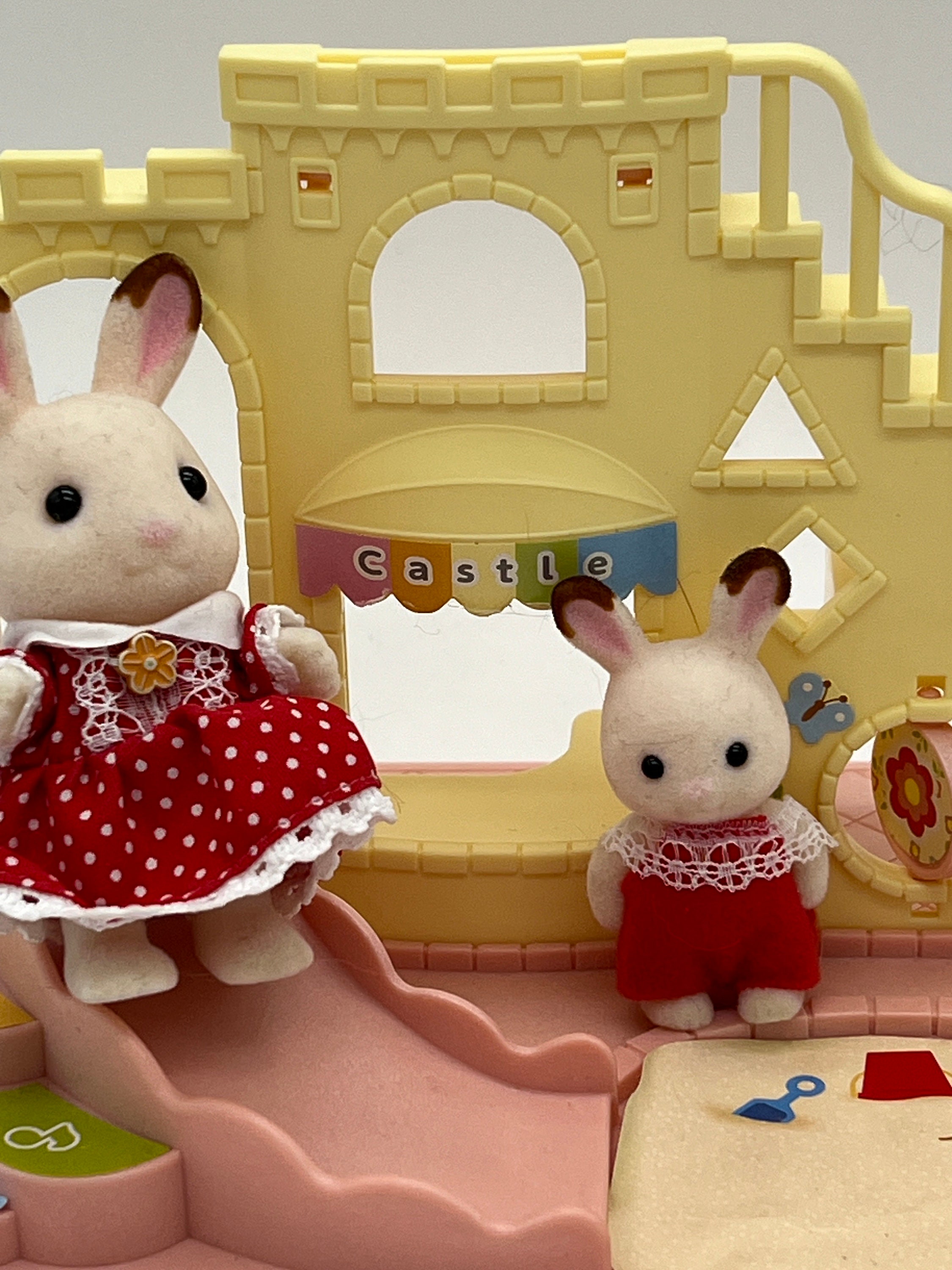 Calico Critters Baby Sandcastle Playset 2 Figures - Etsy