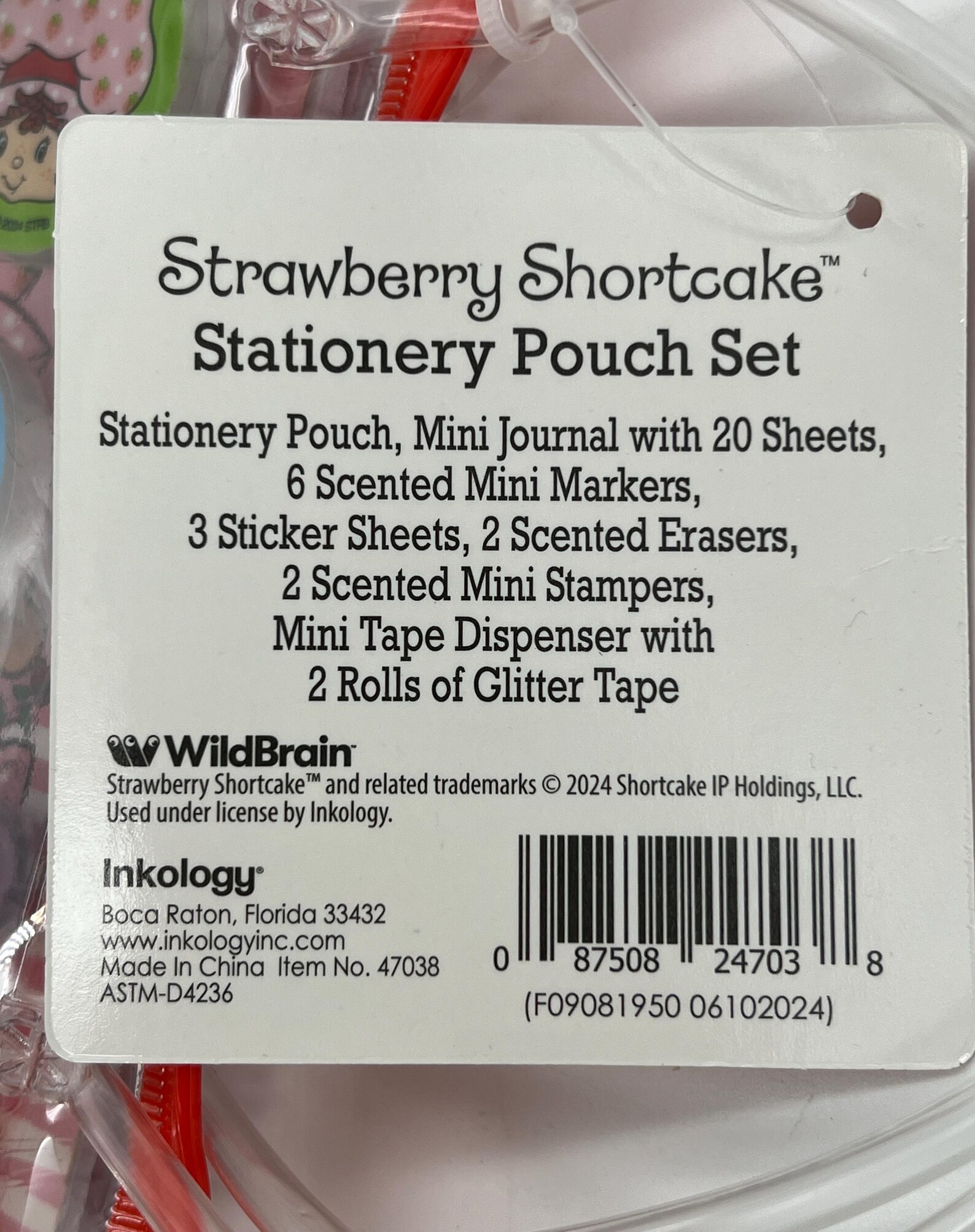 Strawberry Shortcake and Friends Stationary Kit and Carry Pouch - Etsy