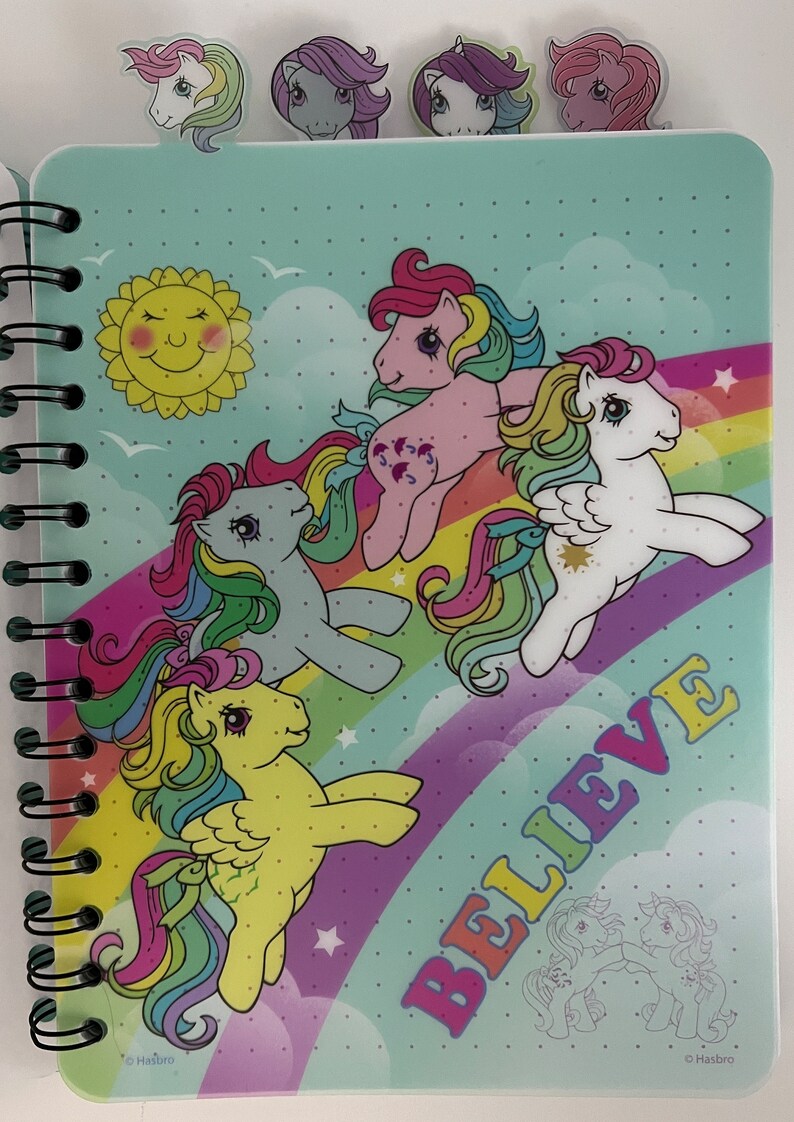 G1 Retro My Little Pony Tab Journal - Etsy