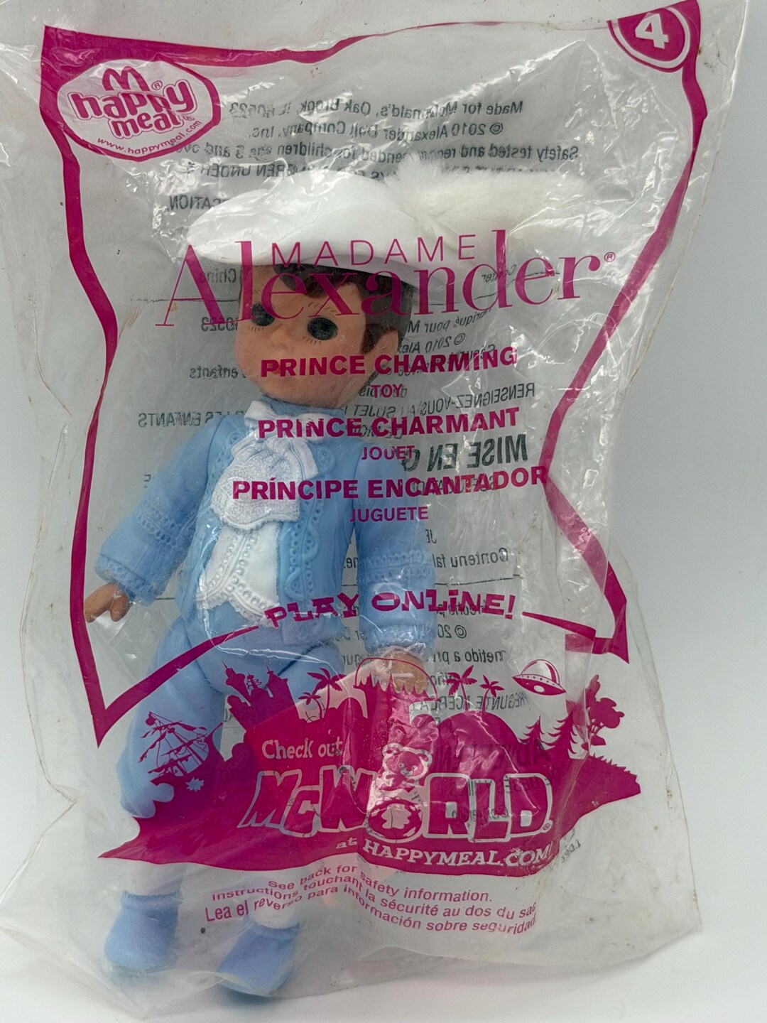 Mcdonald’s Madame Alexander Prince Charming Mini Doll Happy Meal Toy in ...