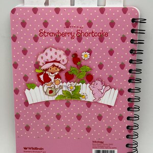 Strawberry Shortcake Tab Journal - Etsy