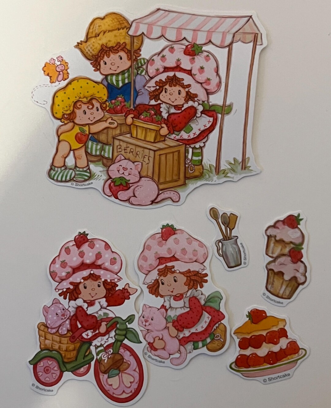 Strawberry Shortcake Loose Stickers Set of 45 - Etsy
