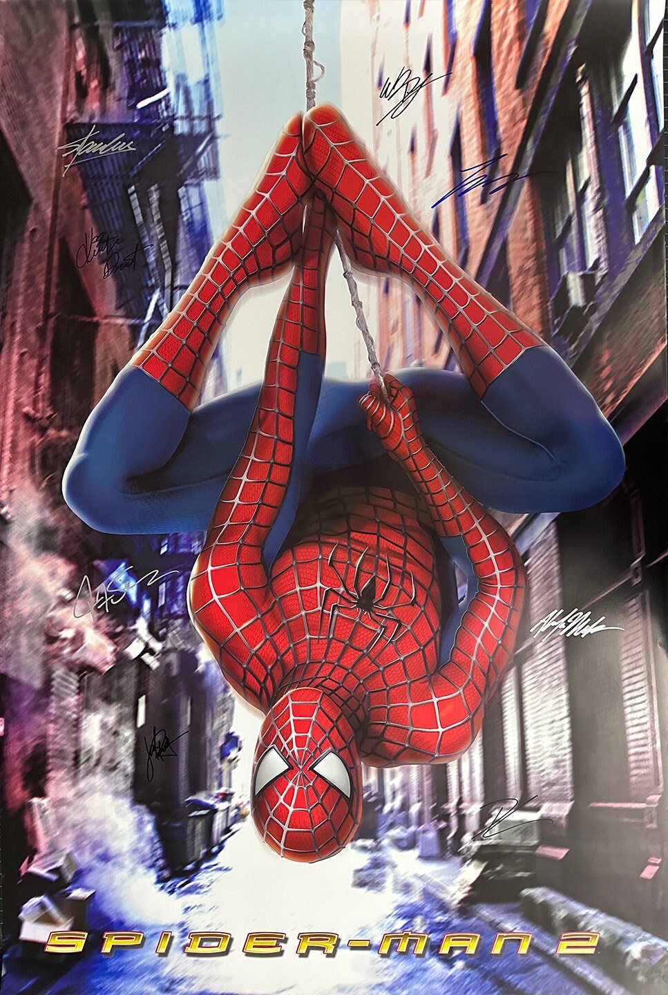 Signed Spider-man 2 Movie Poster - Etsy