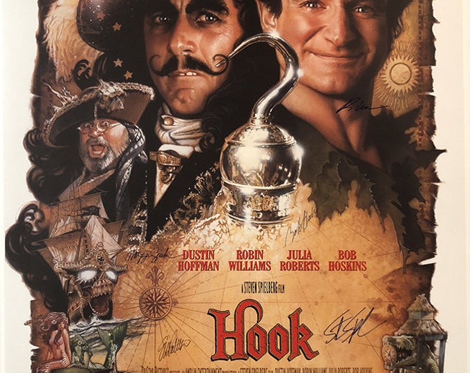 Signed Hook Movie Poster - Etsy