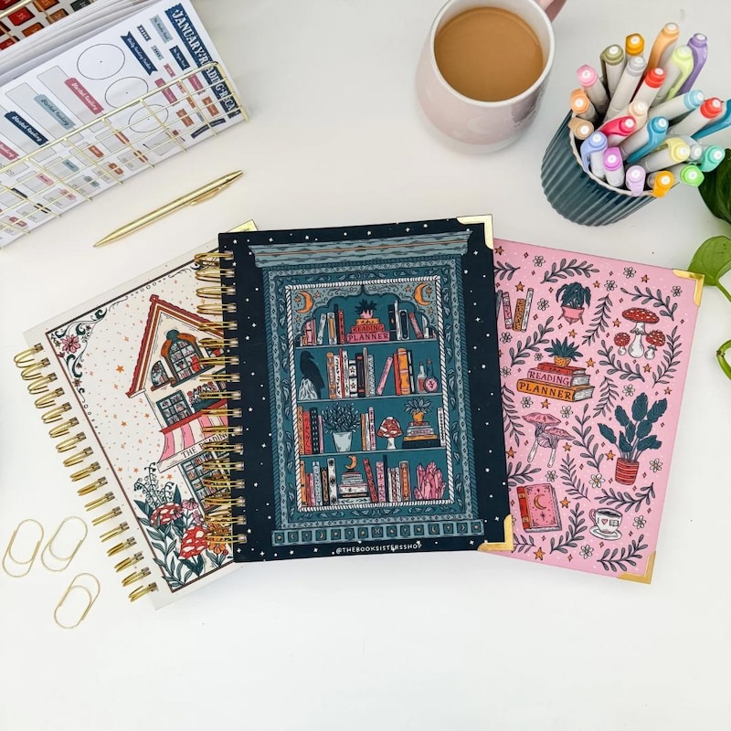 Reading Journal Log Hardcover - Etsy