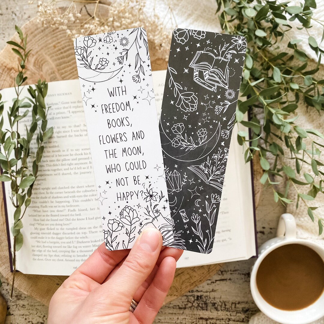 Celestial Bookmark. Bookish Quote, Reading Quotes, Book Lover Gift ...