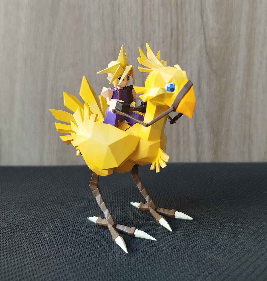 FFVII Figure Cloud on Chocobo/cloud on Chocobo - Etsy