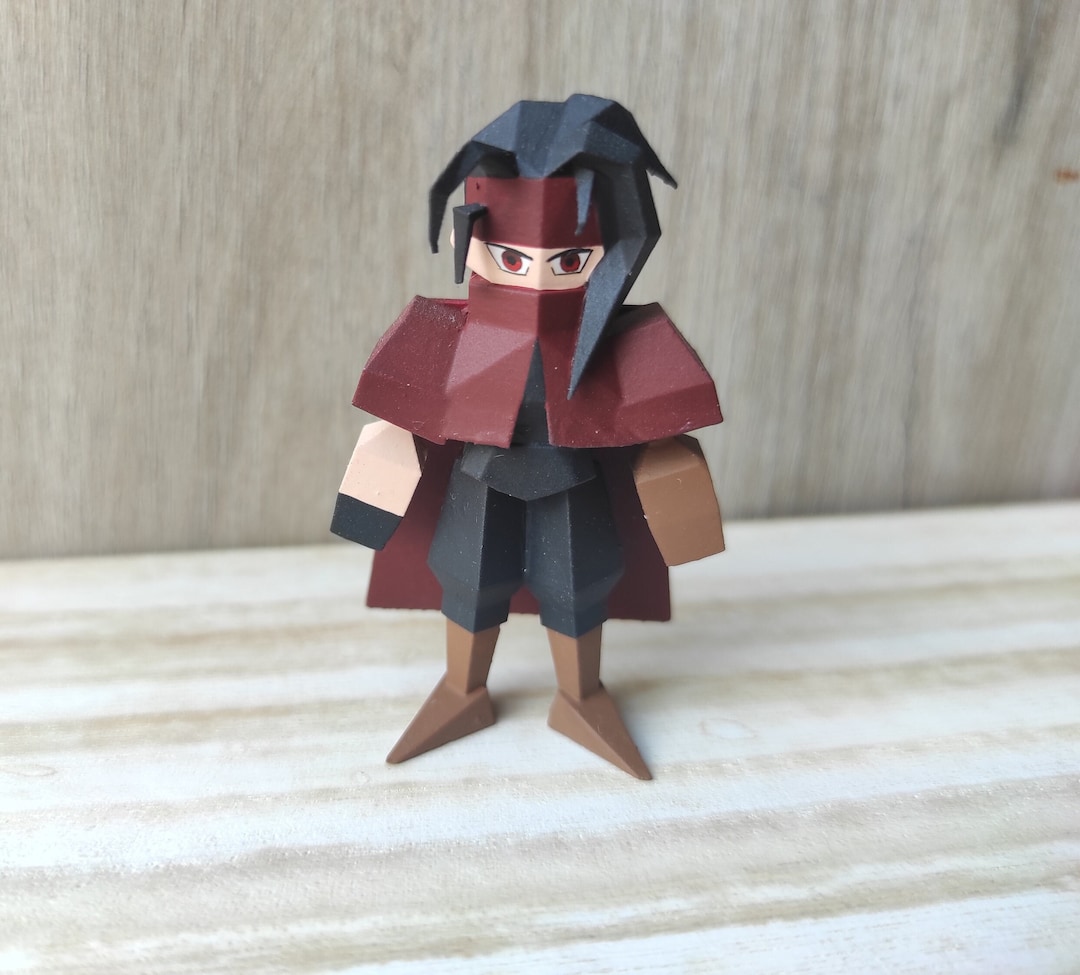 FFVII Figure Vincent Lowpoly Final Fantasy 7 - Etsy