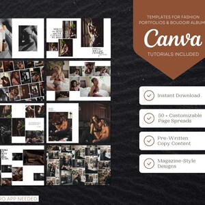 Fashion Portfolio, Boudoir Album Design Templates, Editorial Magazine ...