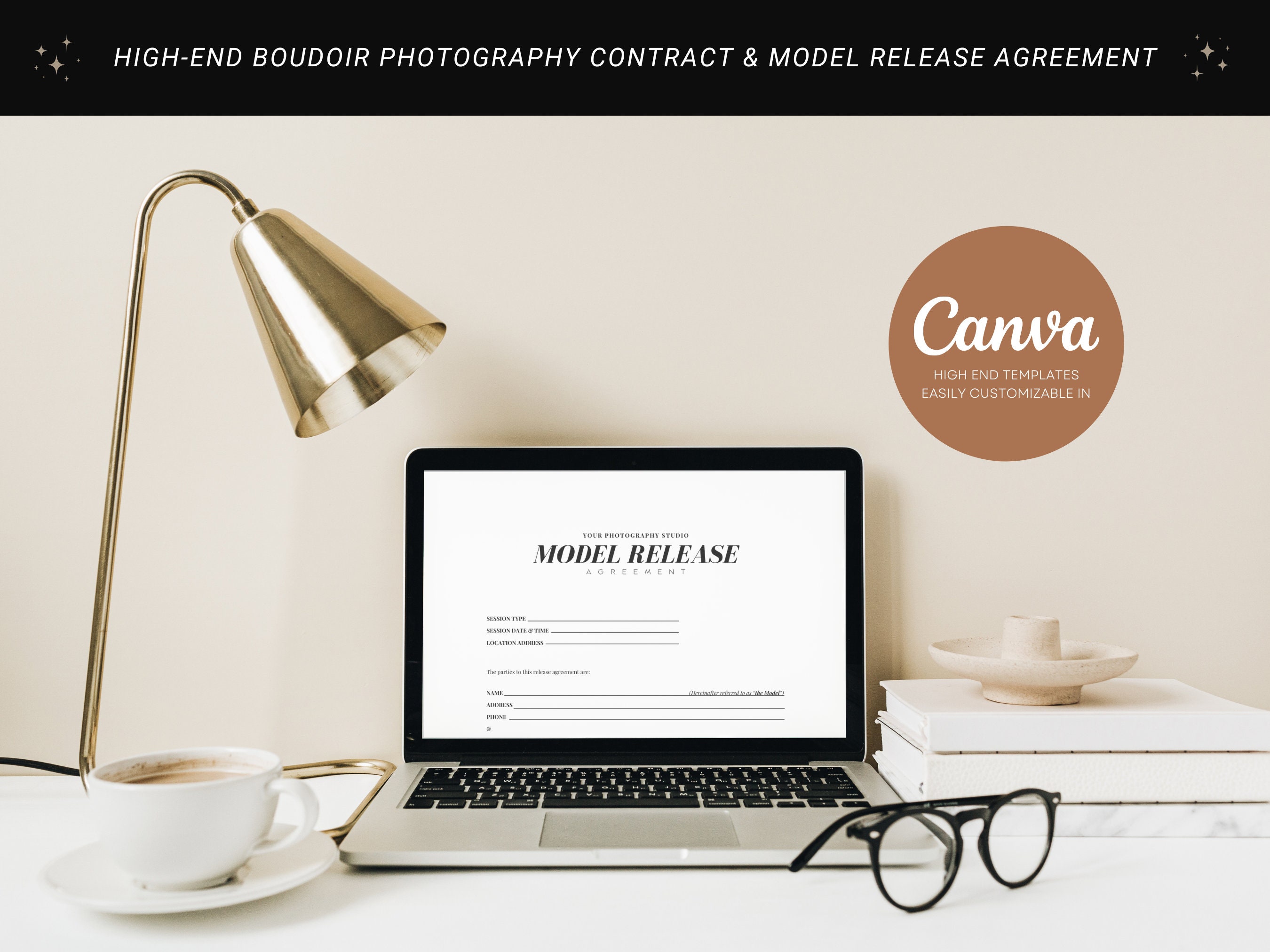 Boudoir Contract, Photography Client Model Release Agreement, Legal ...