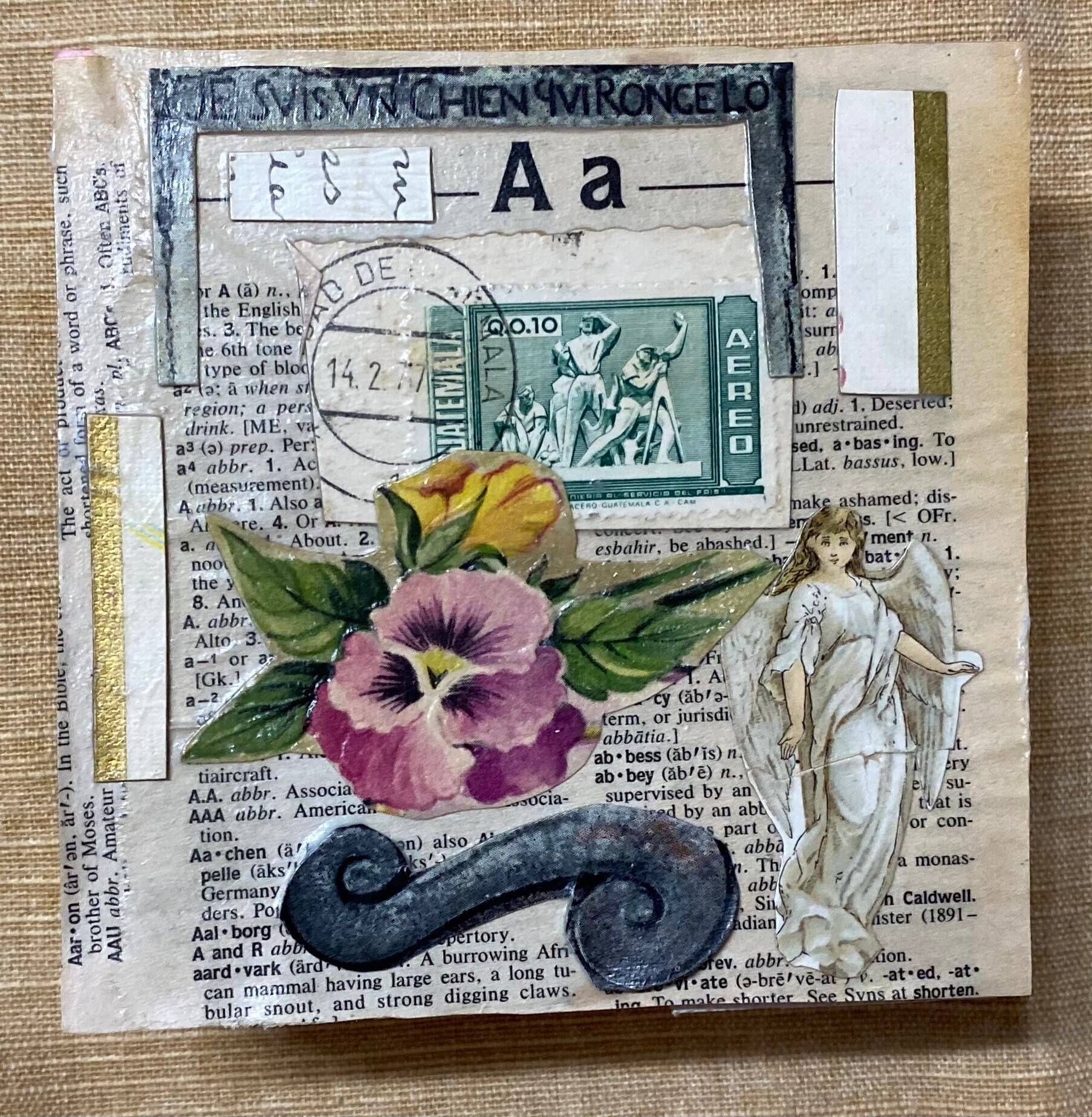 Collage de letras del alfabeto - Etsy México